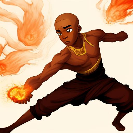 livid-goat194: African American man fire bending, avatar: the last ...