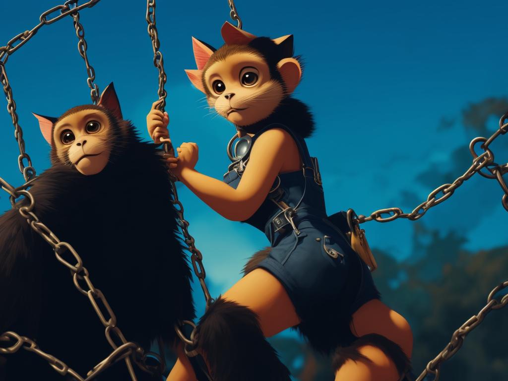 Monkey Girl Tail
