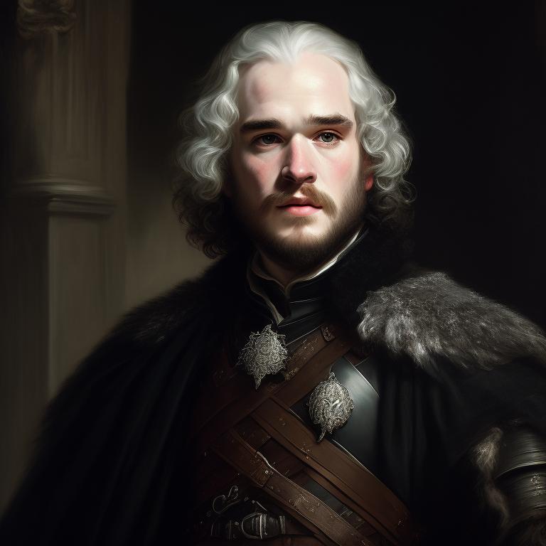 keen-stork232: portrait of John Snow in game of throne