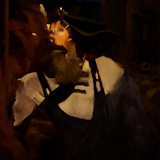 plush-whale999: A steampunk man in armour. He looks like he is minorly ...