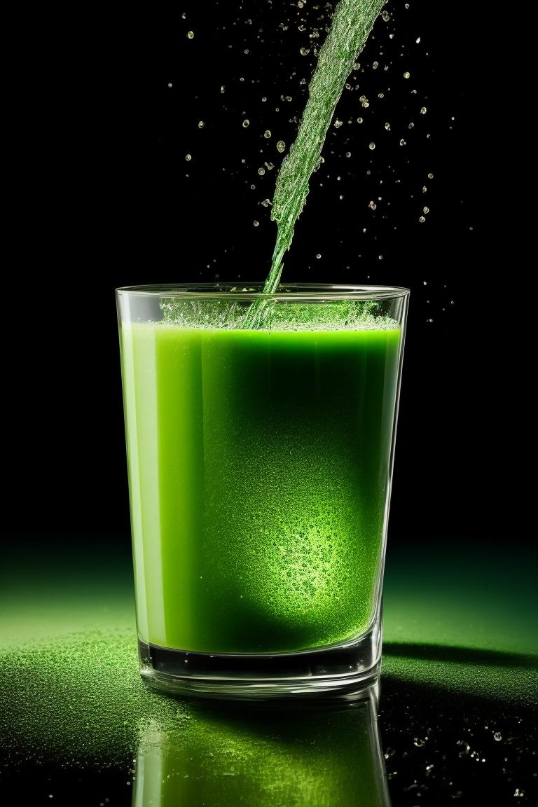 marabelleblue: Green juice splatter
