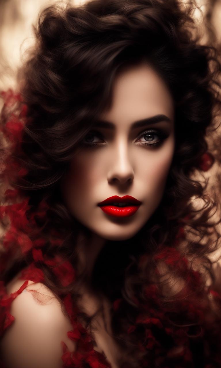 icky-crab77: The subject of the photograph is a woman of captivating ...