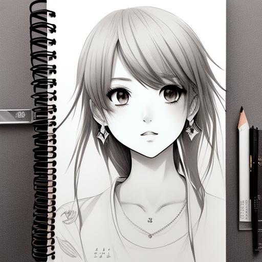 Anime Tomboy Girl Drawing
