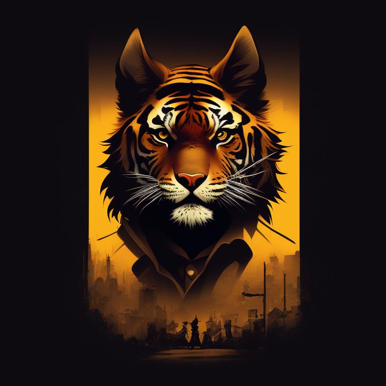 Tyranosaurux: a tiger dressed as a detective