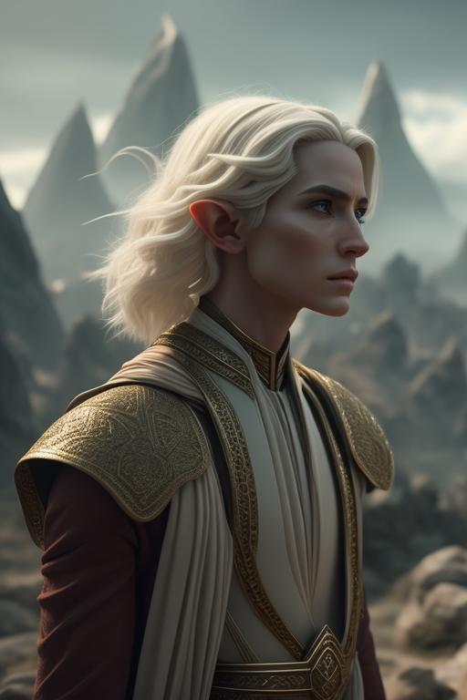 greedy-shrew44: half-elven monk with blonde hair