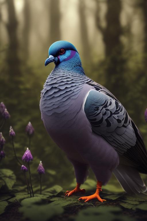 Fedoraxsa: stunning fullbody D&D character art: anthropomorphic pigeon ...