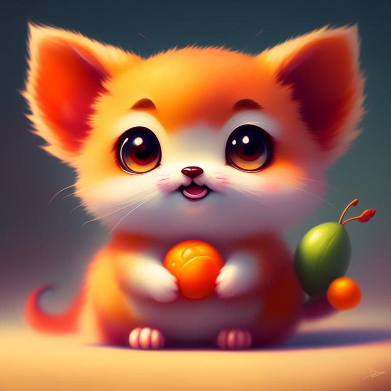 Max_Turbo: Super Cute Cartoon Carnivorous Apricot