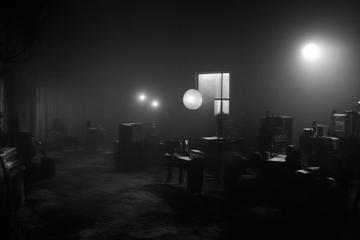 darrylmason: scientist and robot creation in laboratory