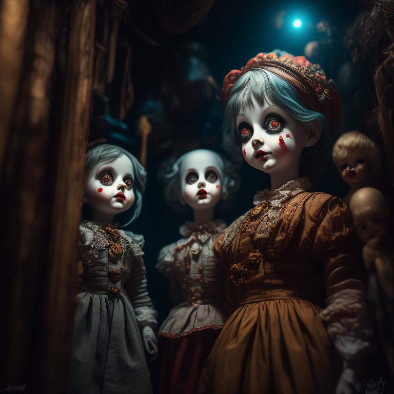 Creepy Basement Dolls