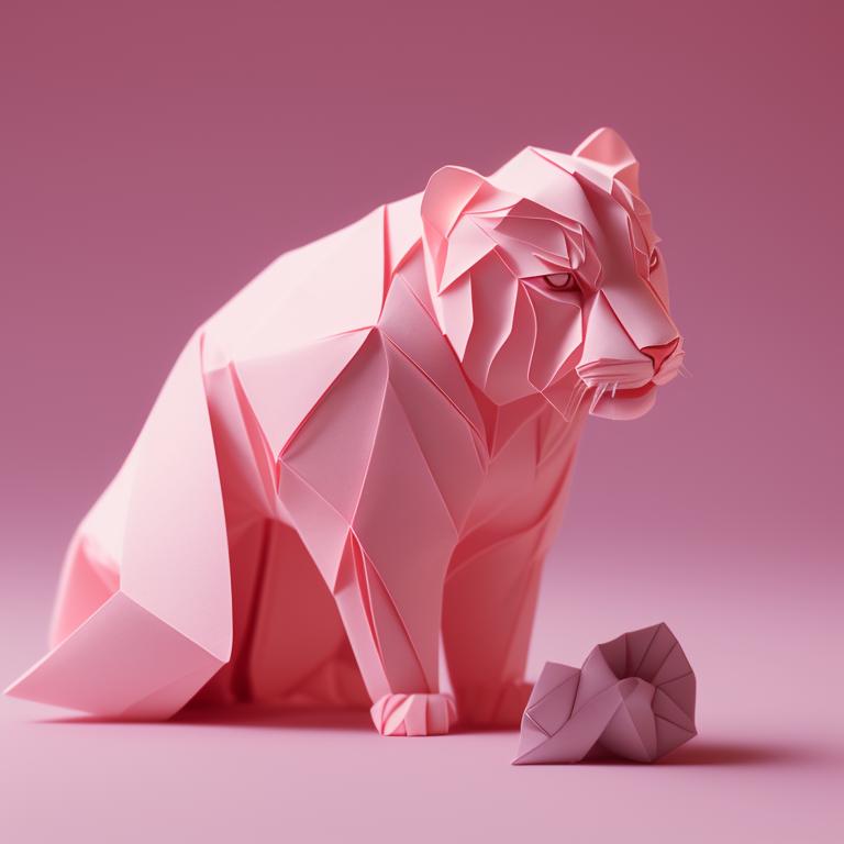RynSchmtt: origami tiger