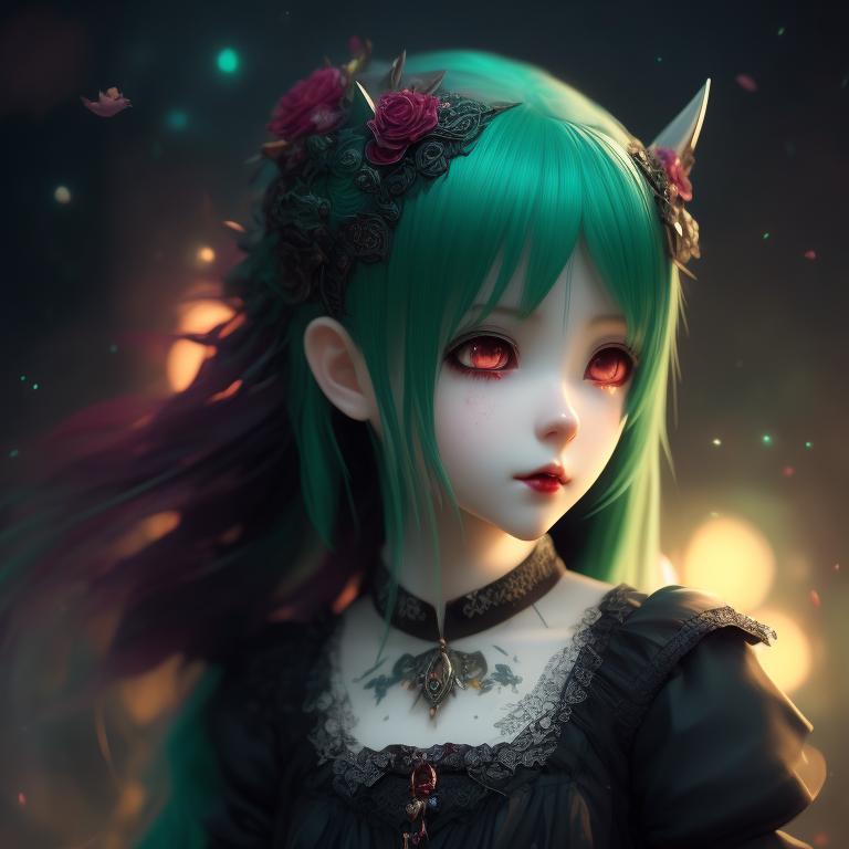 Anime Vampire Child Girl
