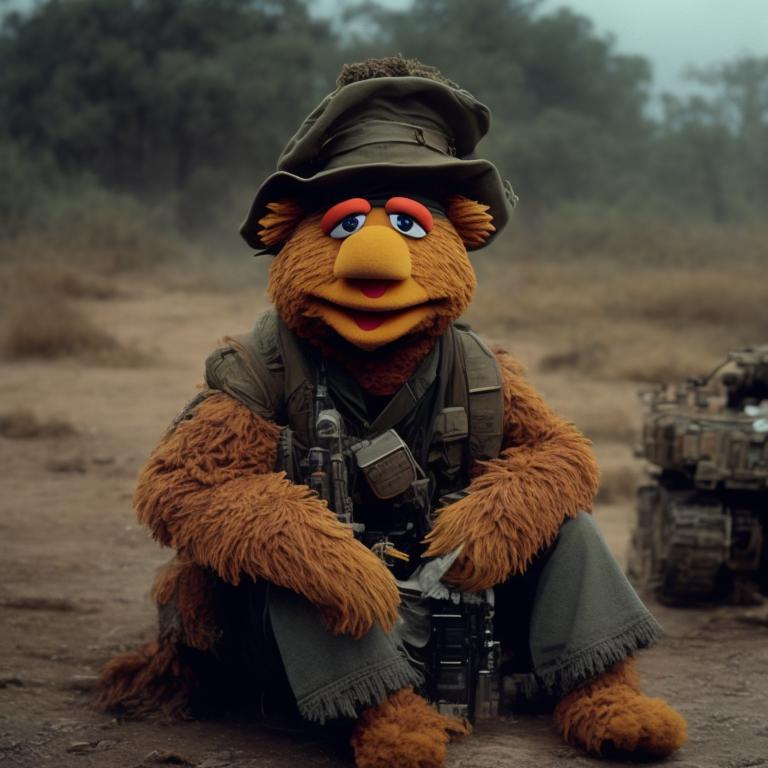 addison: A wounded muppet solider
