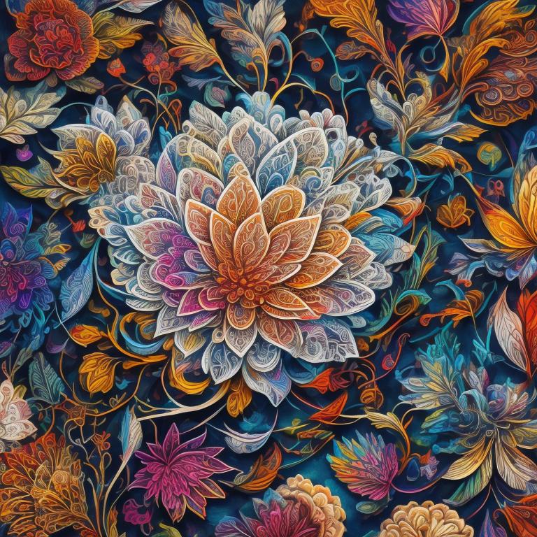 worldly-crow60: An abstract art sculpture of a flower by Jan Davidsz de ...