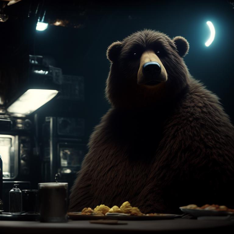 addison: In the dim lights of a spaceship’s cantina, Fozzie Bear, an ...