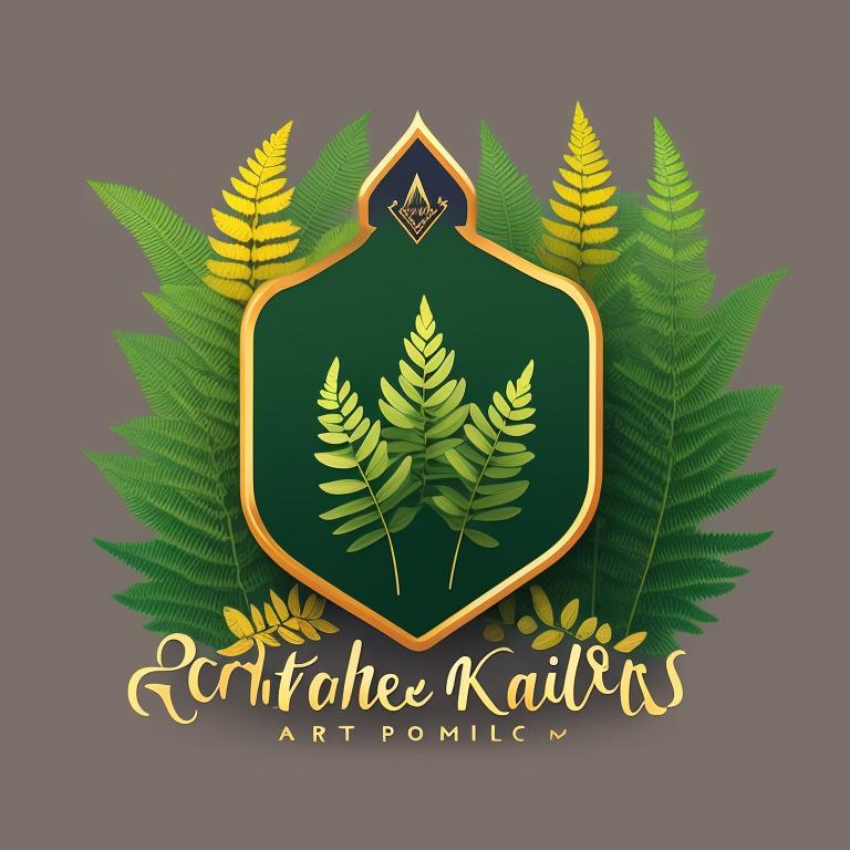 Hursty: a family logo/insignia/crest of 2 parents and 2 kids, nature ...