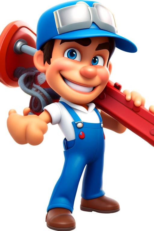 slim-wasp299: plumber with suspenders, with a tool belt and a warm ...