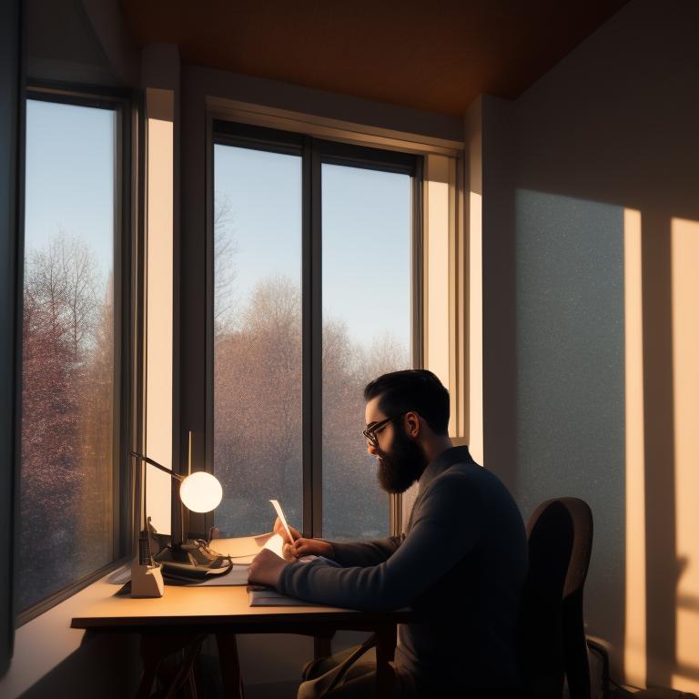 moral-turtle525: a man with glasses, beard, slightly gray hair ...