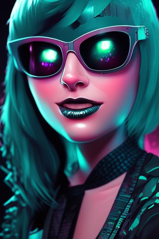 drafty-shrew643: A beautiful girl using a futuristic hat