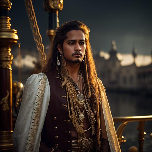 QUEEN_ANND: A shertless beautiful prince with long hair and golden ...