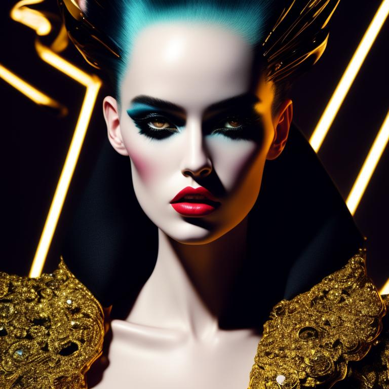 Edgy High Fashion Makeup