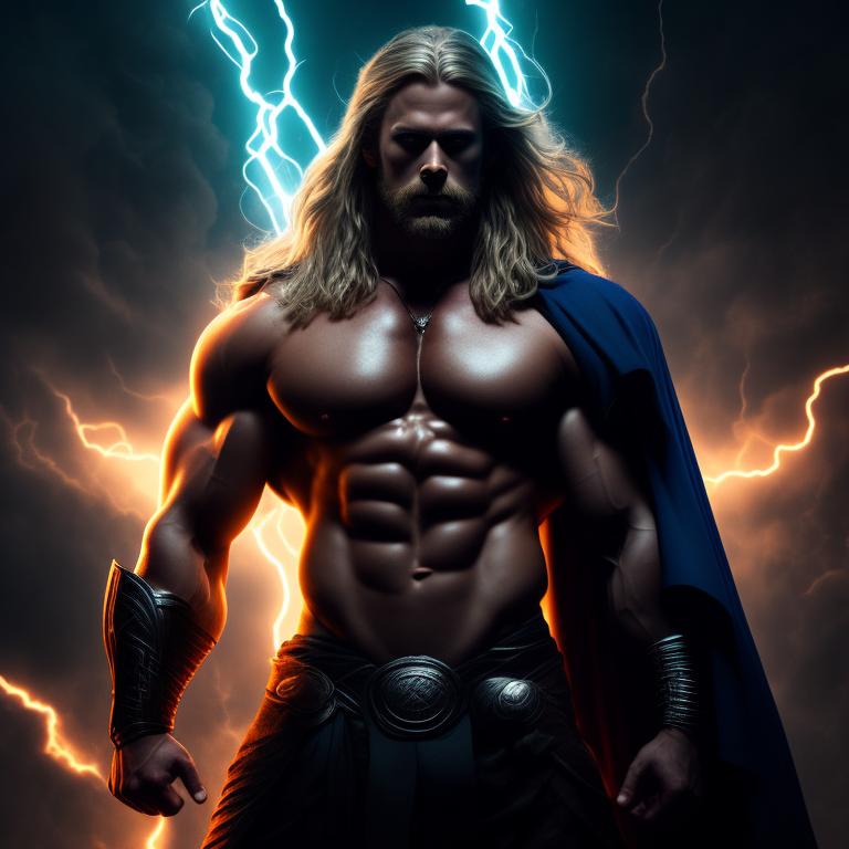 mealy-eel700: Thor depicted as a bodybuilder