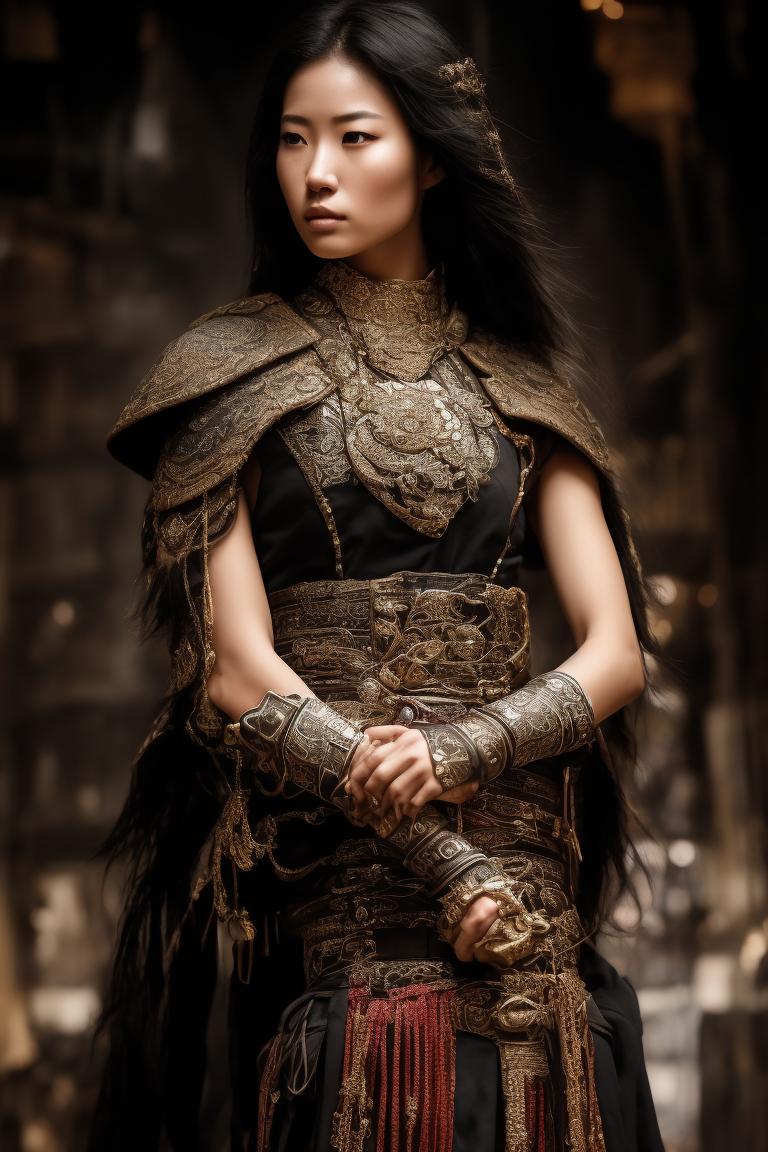 mealy-rabbit196: A breathtakingly stunning female samurai warrior ...