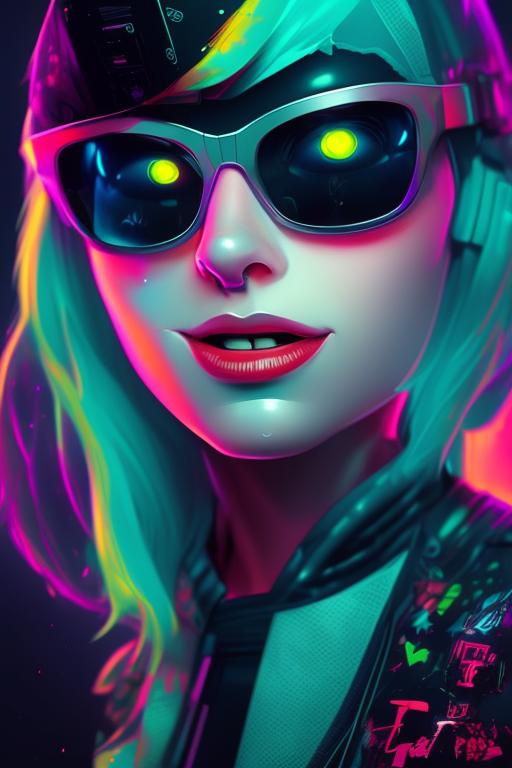 drafty-shrew643: A beautiful girl using a futuristic hat