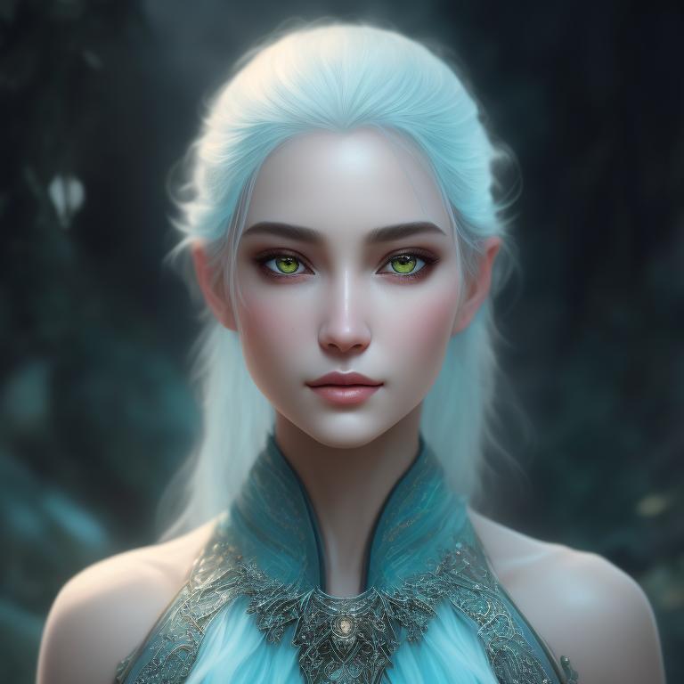 sad-fish846: dnd character portrait of a cute, happy female human monk ...