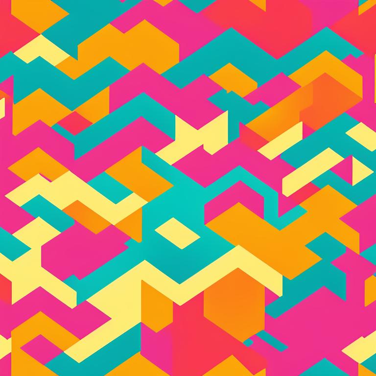 Bright Orange Chevron Background