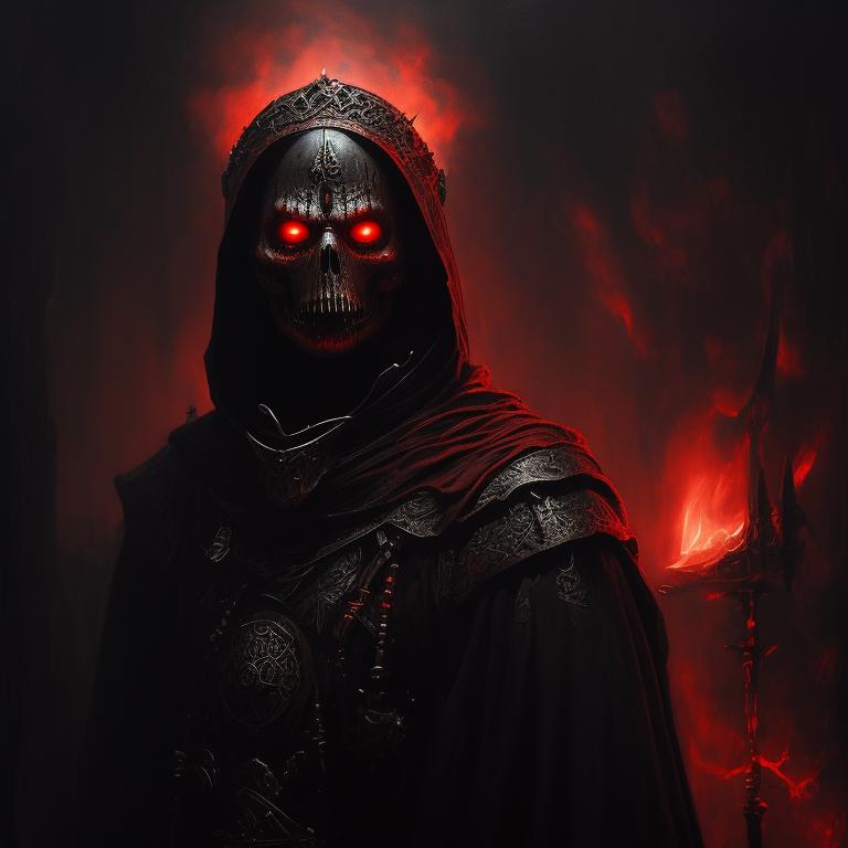 gloomy-weasel24: ((undead medieval peasant)), glowing red eyes, forlorn