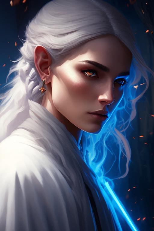 Trinixerina: Elven wizard robes