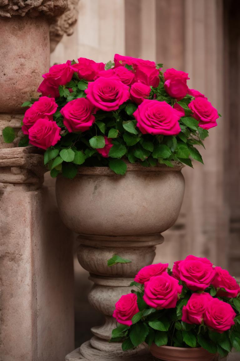 hard-chough87: pink and red roses