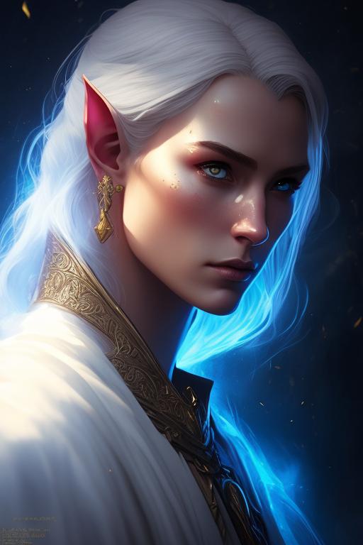 Trinixerina: Elven wizard robes