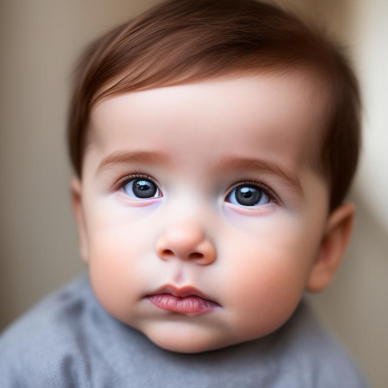 Toddler Boy With Brown Eyes