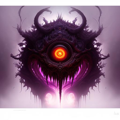 gloomy-weasel24: beholder monster, cave background