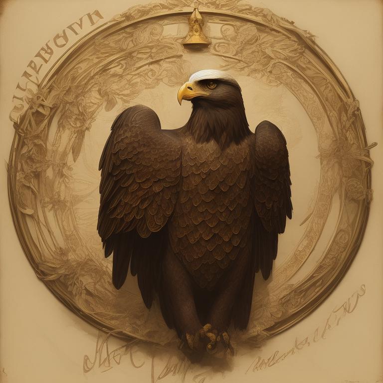 Eagle Holding Shield
