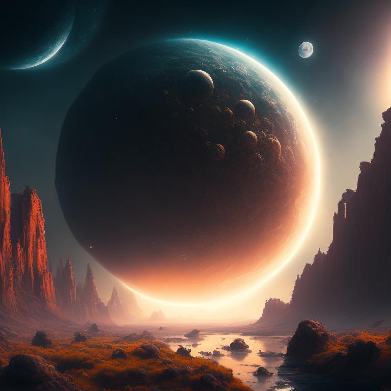 royalnashef: realistic photography background, an alien planet, is ...