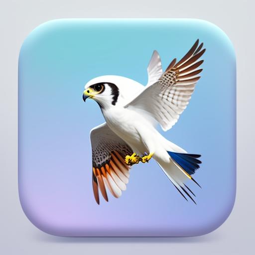 Flying Falcon Cartoon