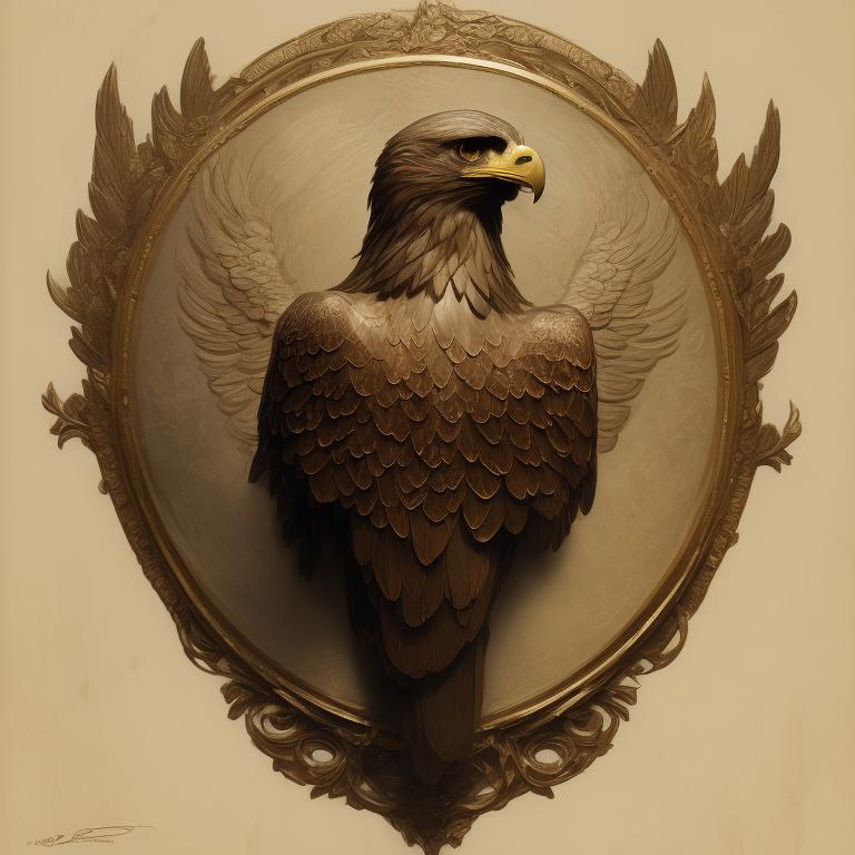 Eagle Holding Shield
