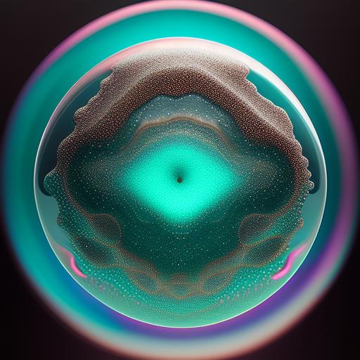 Eniigmatiic: Globular abstract unusual weirdness wet vivid oil gloss ...