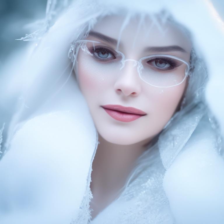 hot-quetzal354: a stunning winter fairy emerges from the frost-kissed ...