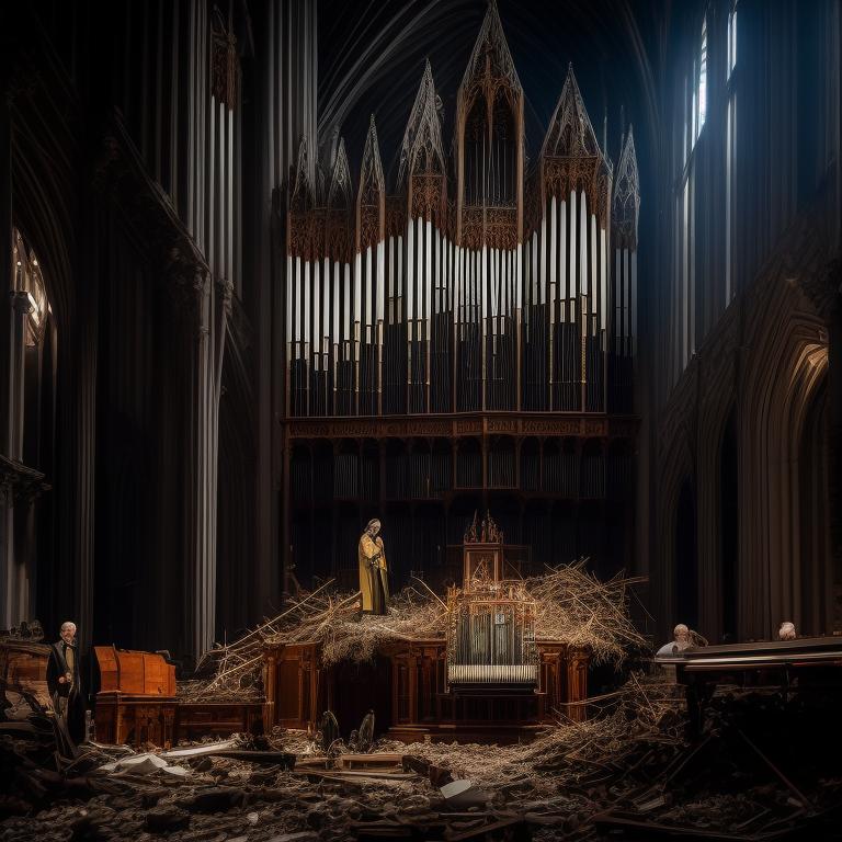 Gothic Pipe Organs For Grill Designs