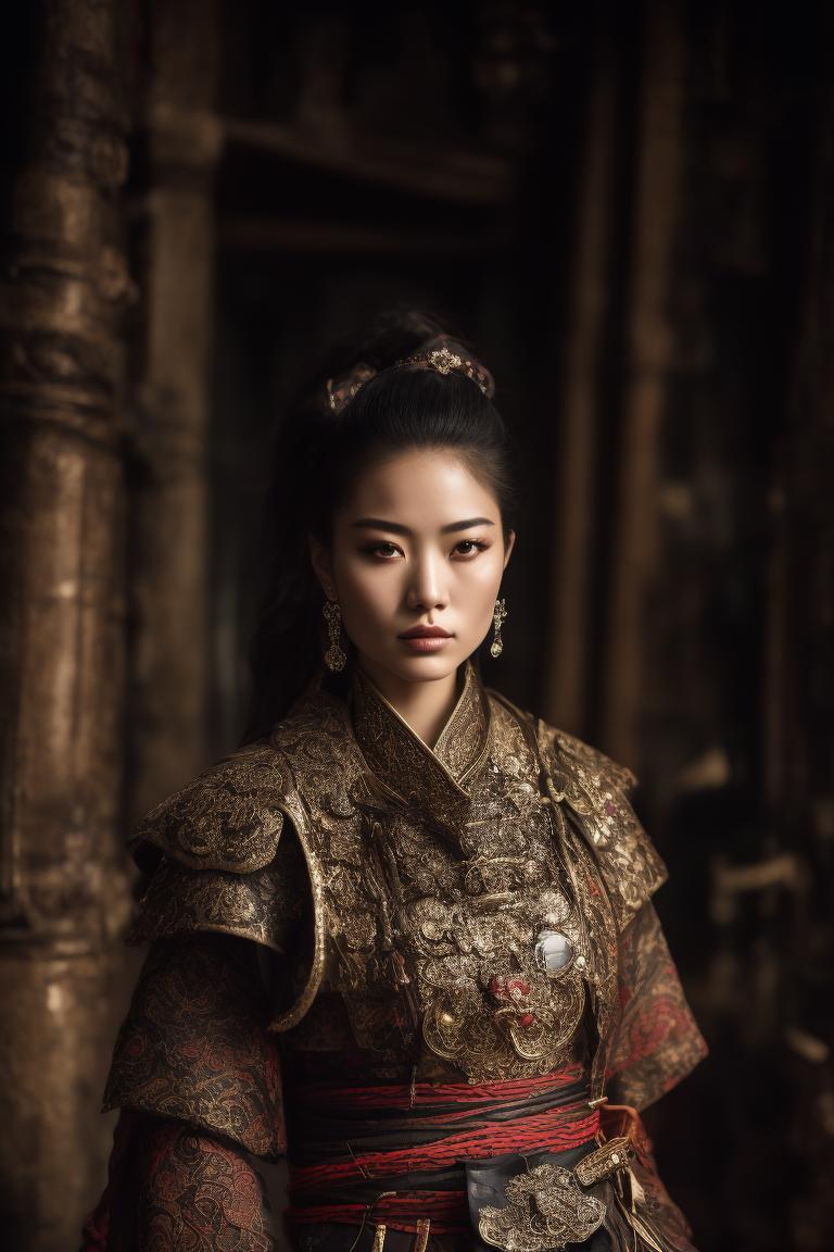 mealy-rabbit196: A breathtakingly stunning female samurai warrior ...