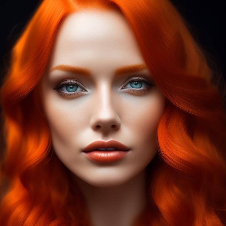 Beautiful Fiery Orange Hair