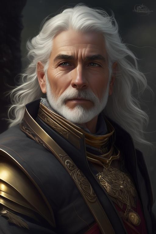 amusing-slug623: An older dragon rider with a refined bearing. His eyes ...