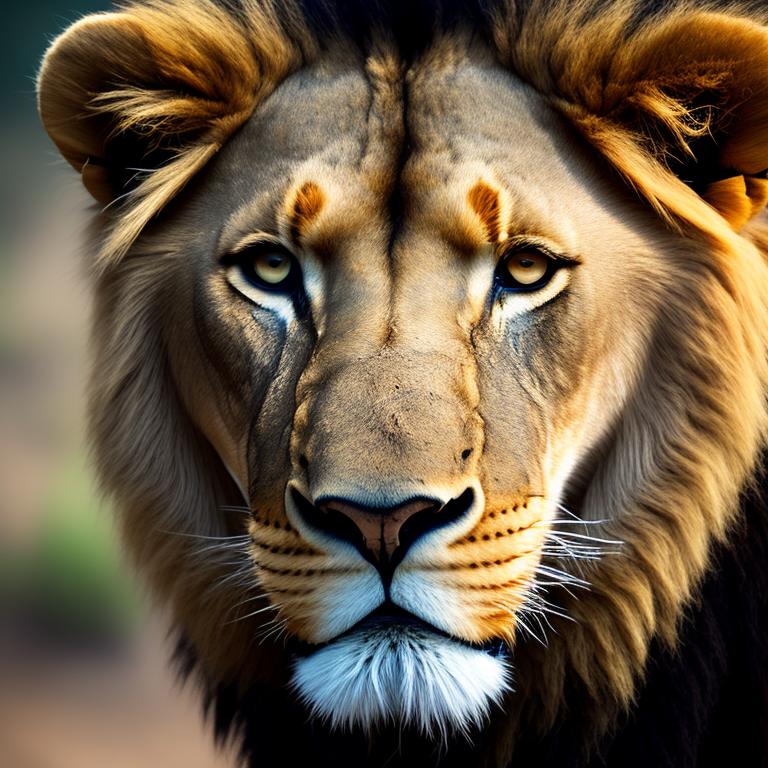 Focused Lion