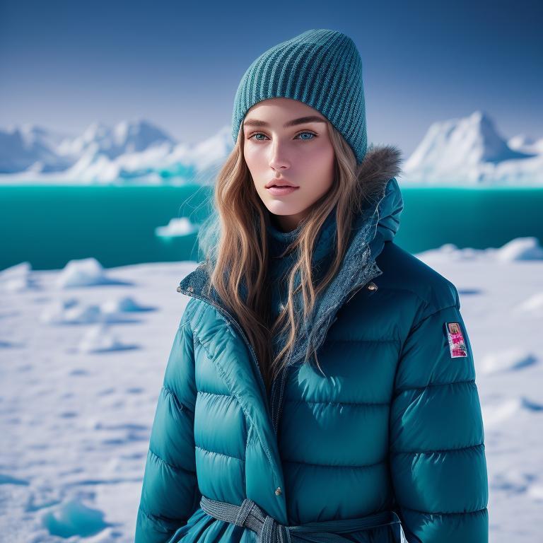 addison: Cinematic, French Supermodel, 18yo, arctic fashion outfit ...