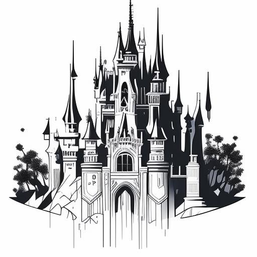 light-salmon411: Castle fantasy drip effect