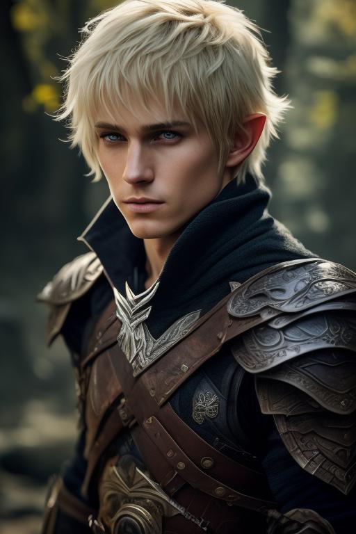 Shorthaired Male Elf