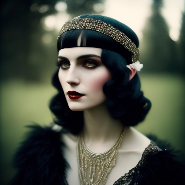 Vintage Flapper Girl Hat